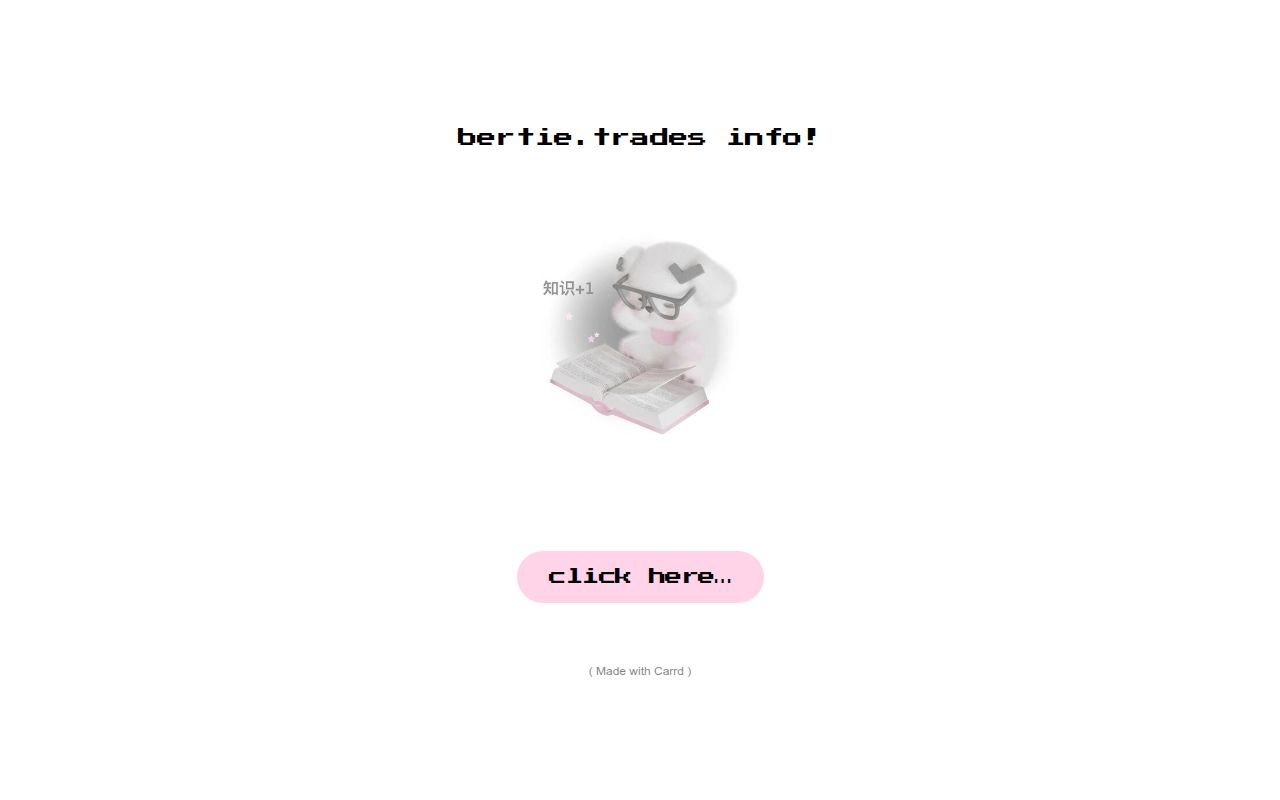 Bertie trades Info 